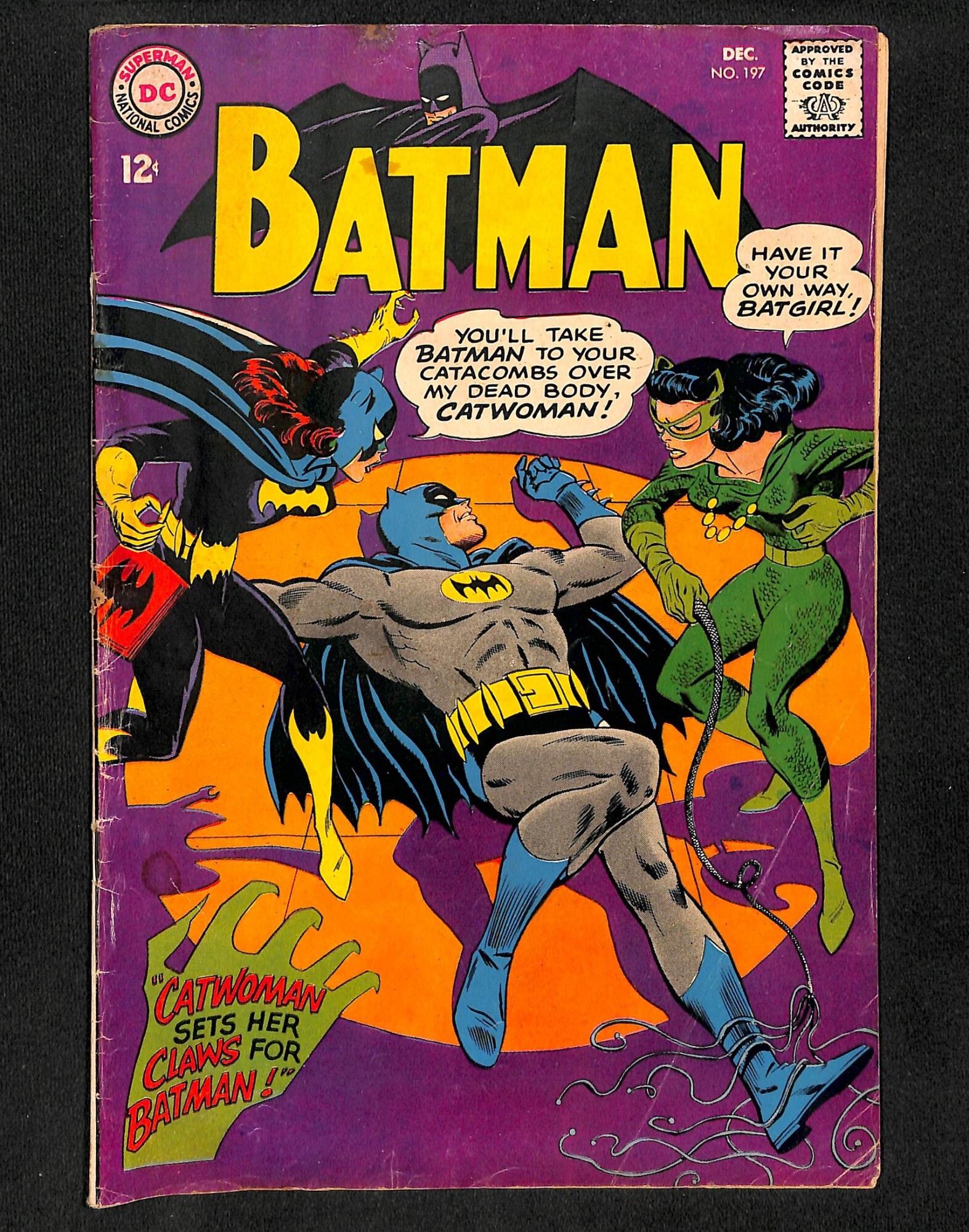 Batman #197 Catwoman Batgirl! | Full Runs & Sets, DC Comics, Batman ...