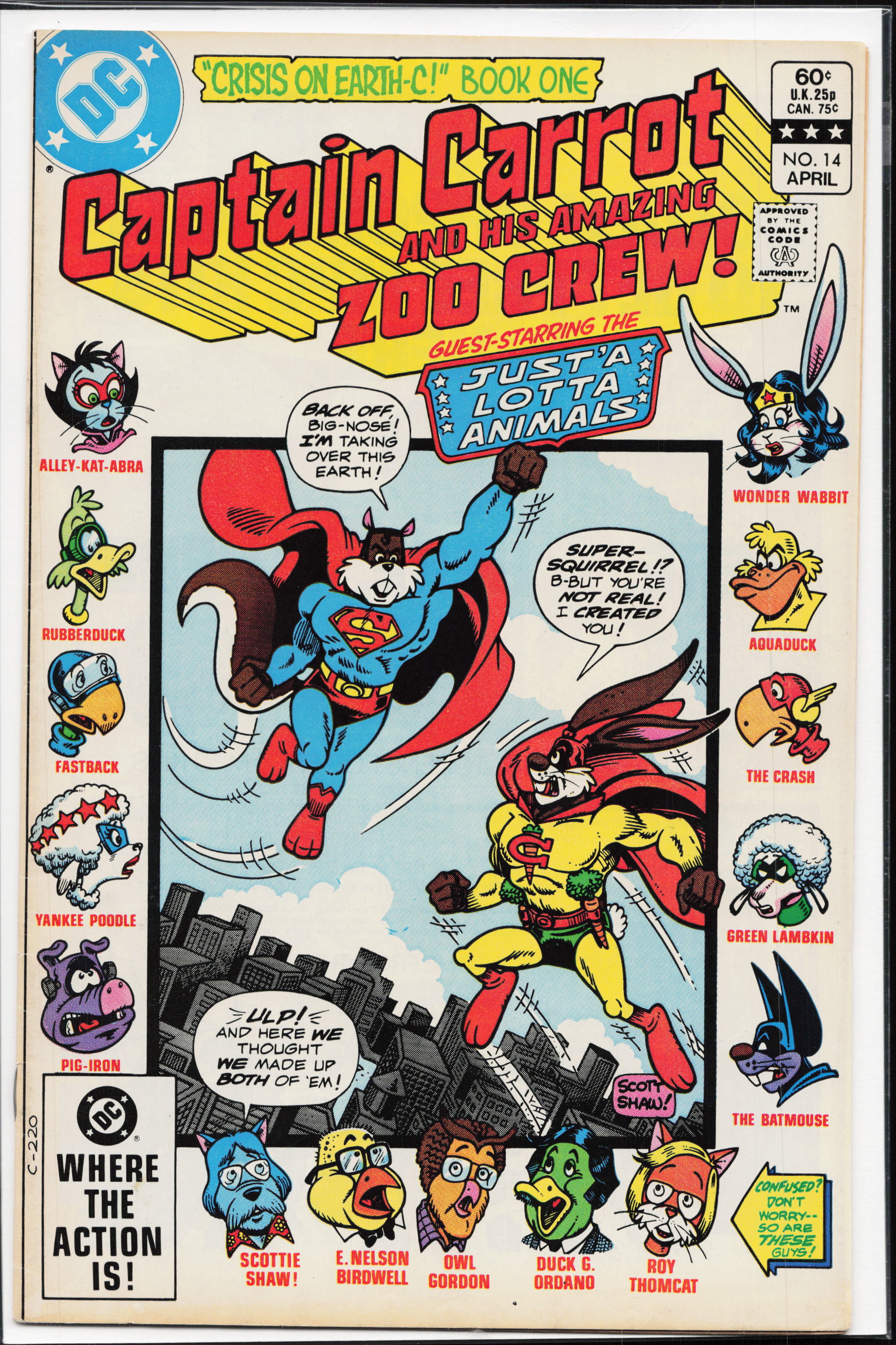 Captain Carrot and His Amazing Zoo Crew #14 (1983) Captain Carrot ...