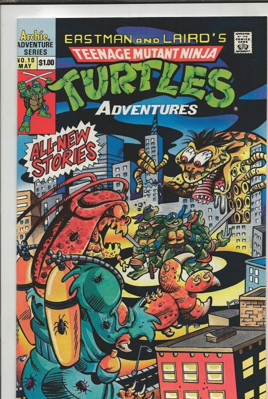 TMNT Adventures #10 ORIGINAL Vintage 1990 Archie Comics | Comic Books ...