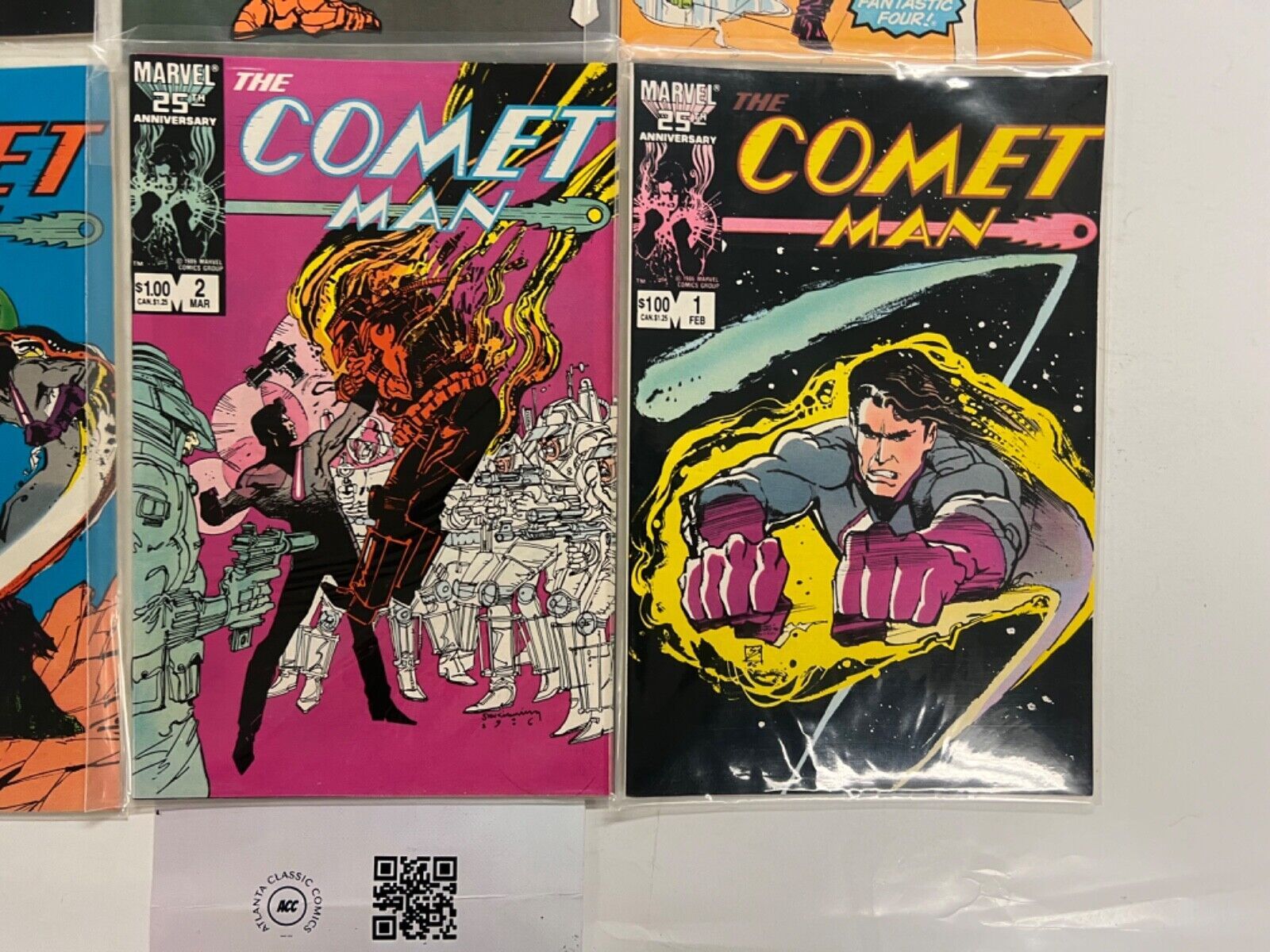 6 The Comet Man Marvel Comic Books # 1 2 3 4 5 6 Avengers Defenders 2 ...