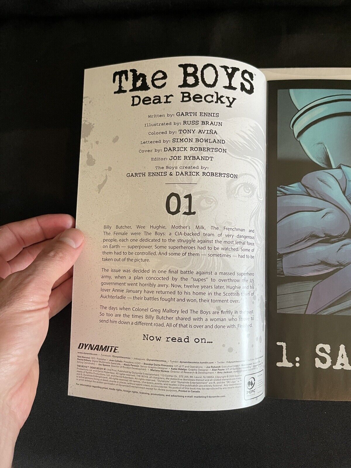 The Boys Dear Becky #1 Grassetti Homelander Scorpion Comics Variant NM ...