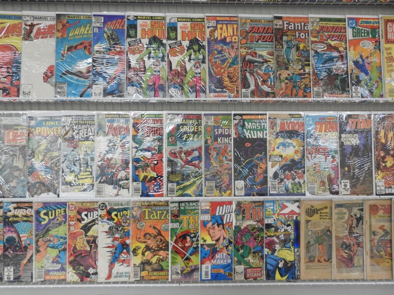 Huge Lot of 140+ Low Grade Comics W/ She Hulk, Daredevil, Hulk, +More ...