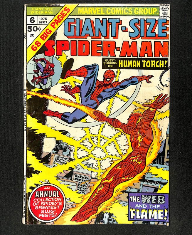 Giant-Size Spider-Man #6 Human Torch! | Full Runs & Sets, Marvel ...