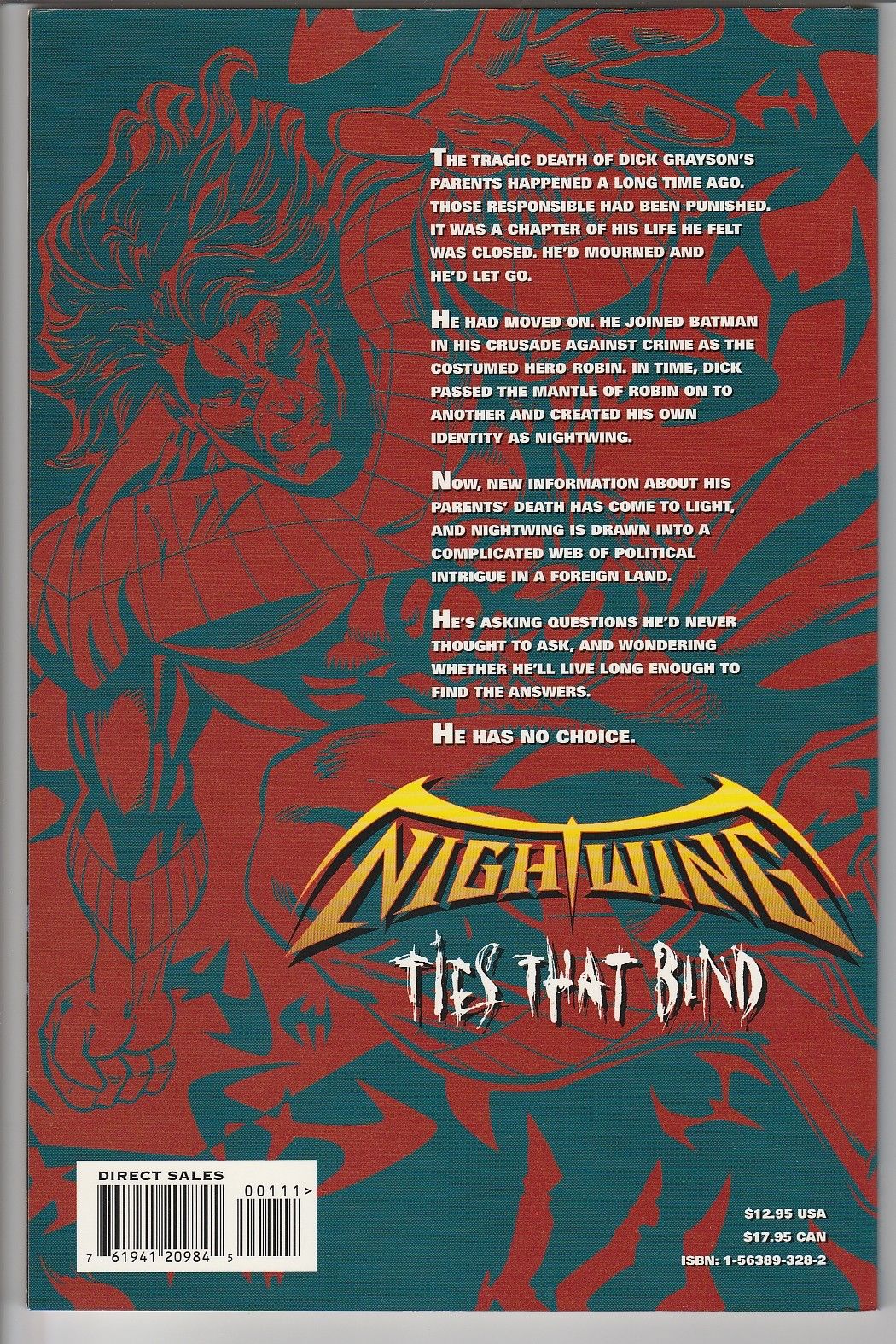 Nightwing: Ties That Bind (9.4 Near Mint) DC Comics TPB Graphic Novel ...