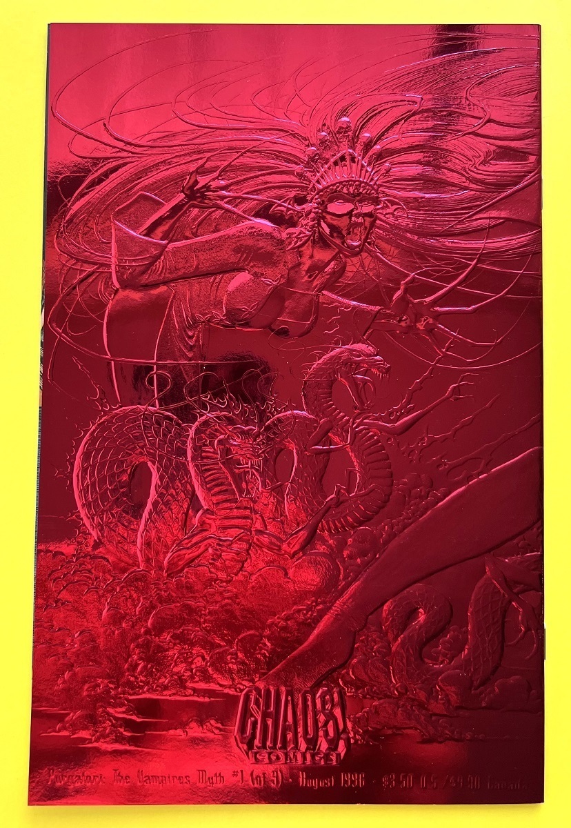 Purgatori Vampires Myth 1 RED Foil Embossed Cover (1996) | Comic Books ...