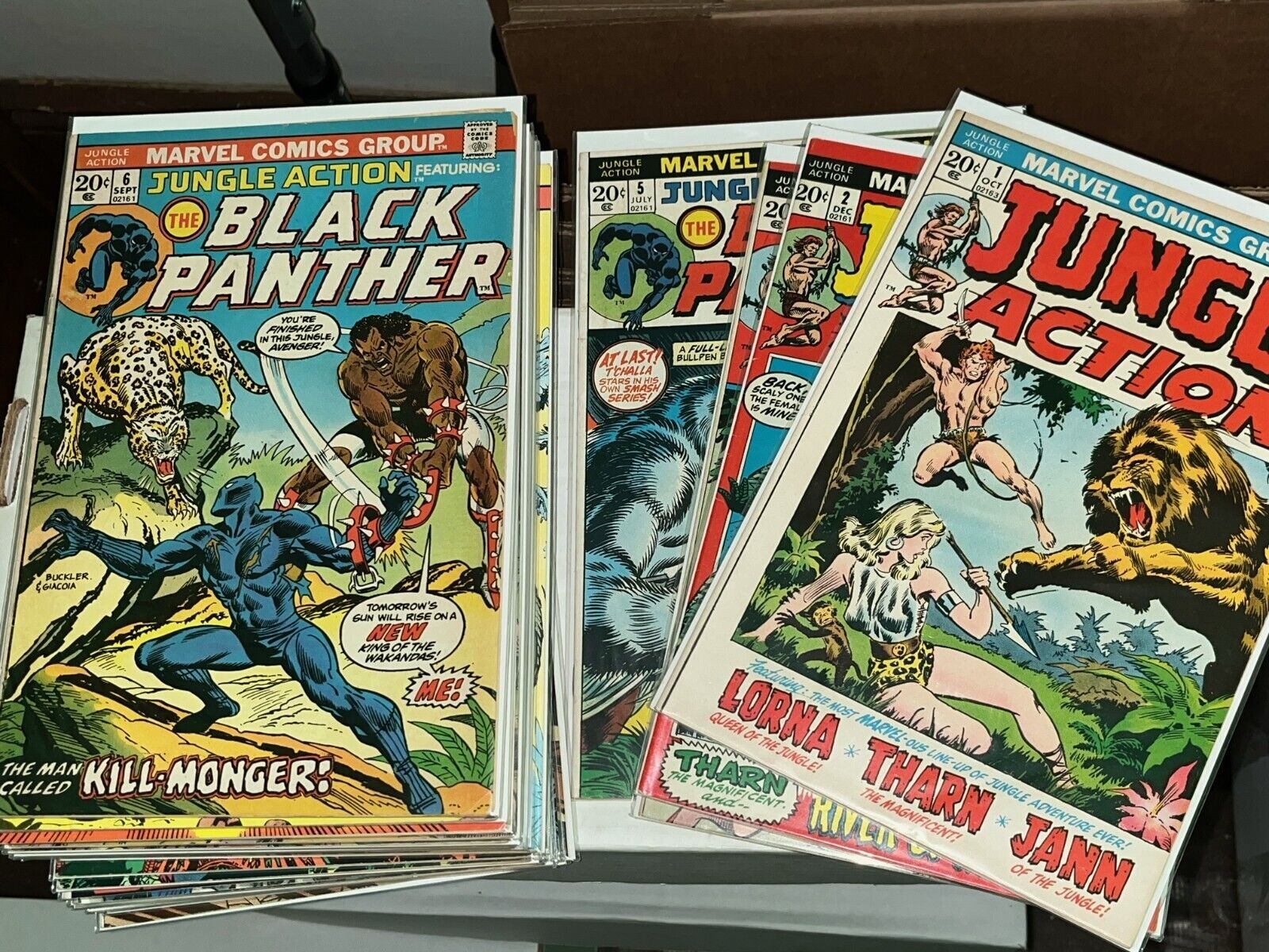 Jungle Action (1972) Lot - Complete Series Set w/#s 1-24, Has 5, 6, 20 ...