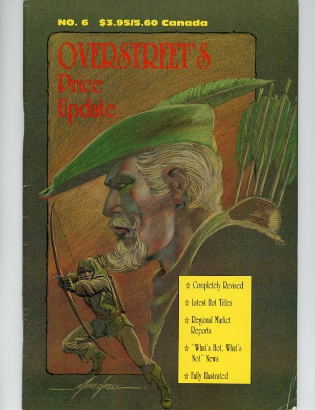 Overstreet Price Guide Supplement #6 1987 F Mike Grell Green Arrow ...