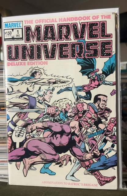 The Official Handbook of the Marvel Universe #1 (1985) | Comic Books ...