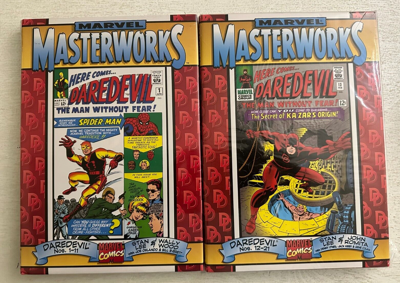 Marvel Masterworks Daredevil set from:#1-2 Comic Kraft Ed. 8.0 VF (1999 ...