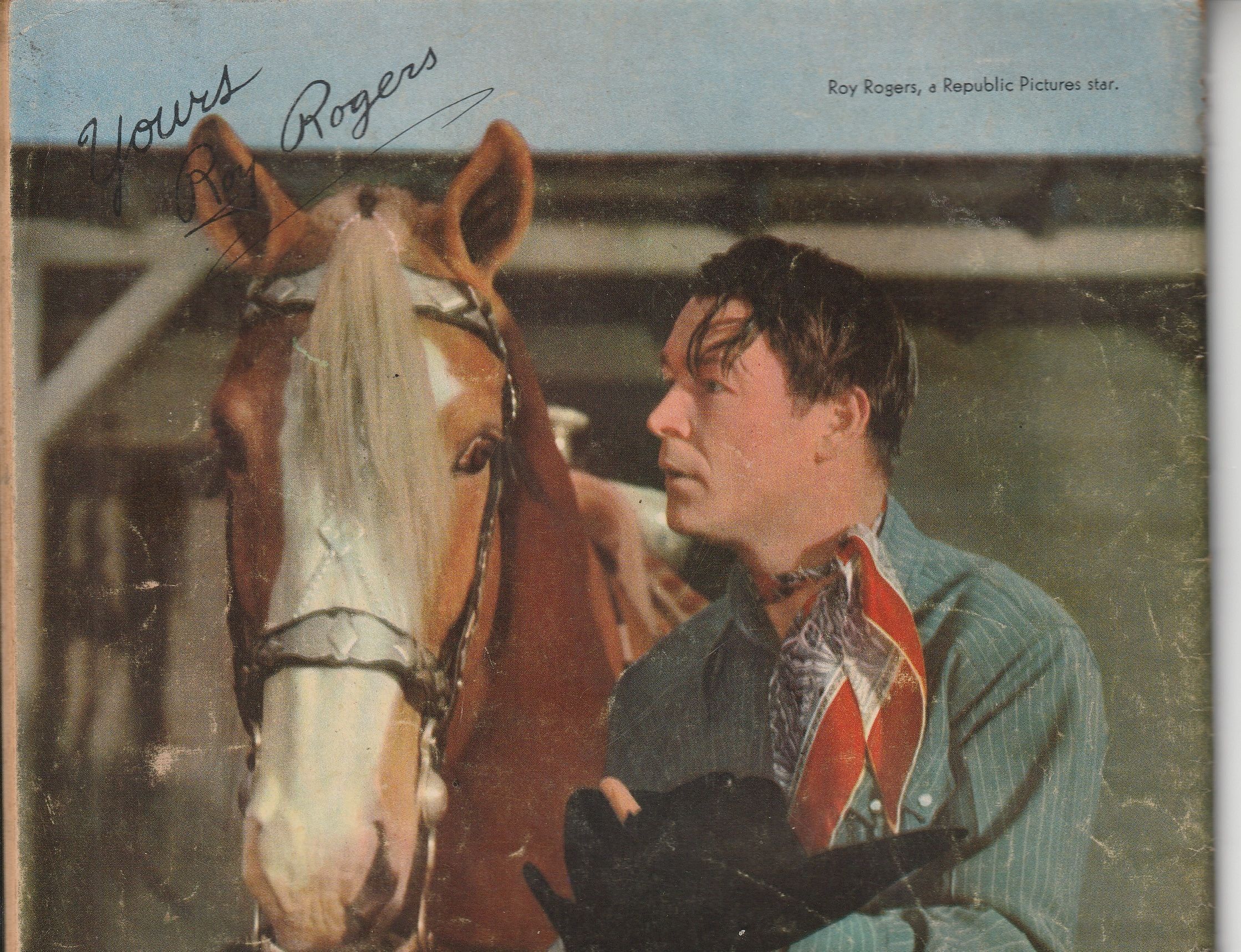 Autograph Roy Rogers(Dell) # 29(NO C.O.A.) | Comic Books - Golden Age ...