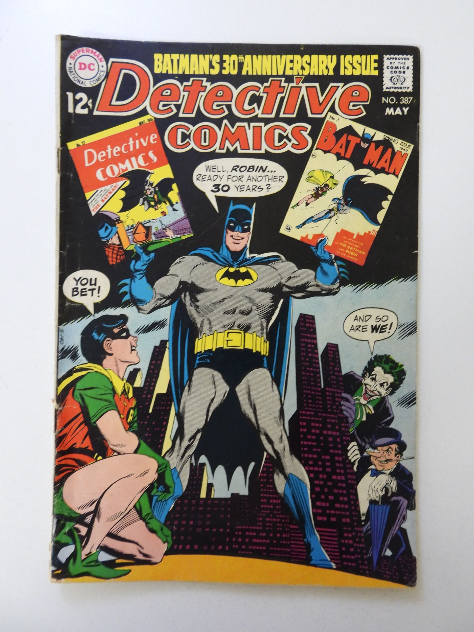 Detective Comics #387 (1969) VG condition 1/2" spine split | Comic ...