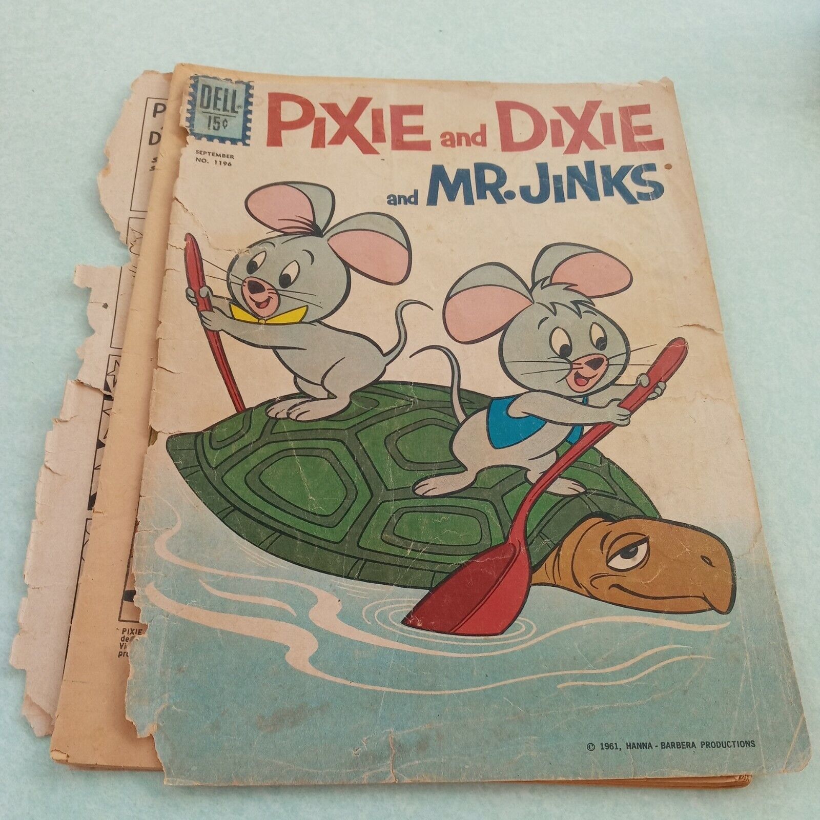 Pixie And Dixie And Mr. Jinks Dell Four Color #1196 September 1961 ...