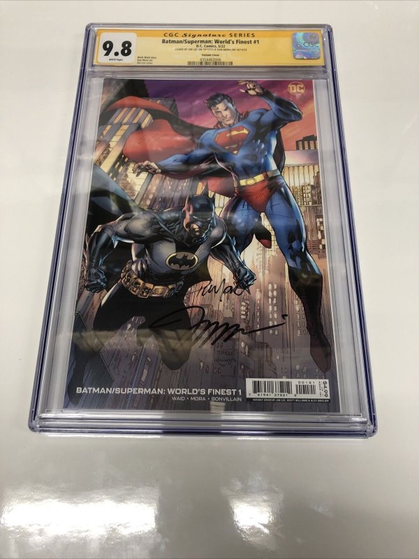 Batman / Superman : World’s Finest (2022) #1 (CGC 9.8) Signed Jim Lee ...