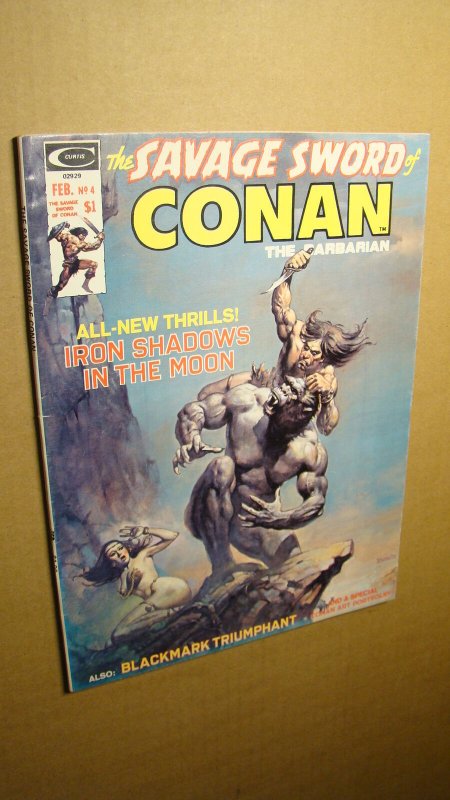Savage Sword of Conan 4 Boris Vallejo ART *High Grade* R.E. Howard ...