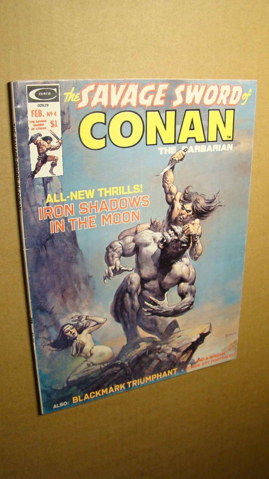 Savage Sword of Conan 4 Boris Vallejo ART *High Grade* R.E. Howard ...