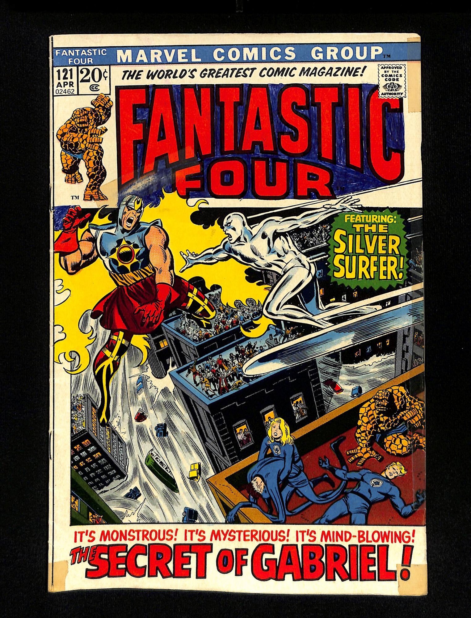 Fantastic Four #121 Secret of Gabriel! Silver Surfer Appearance! | Full ...