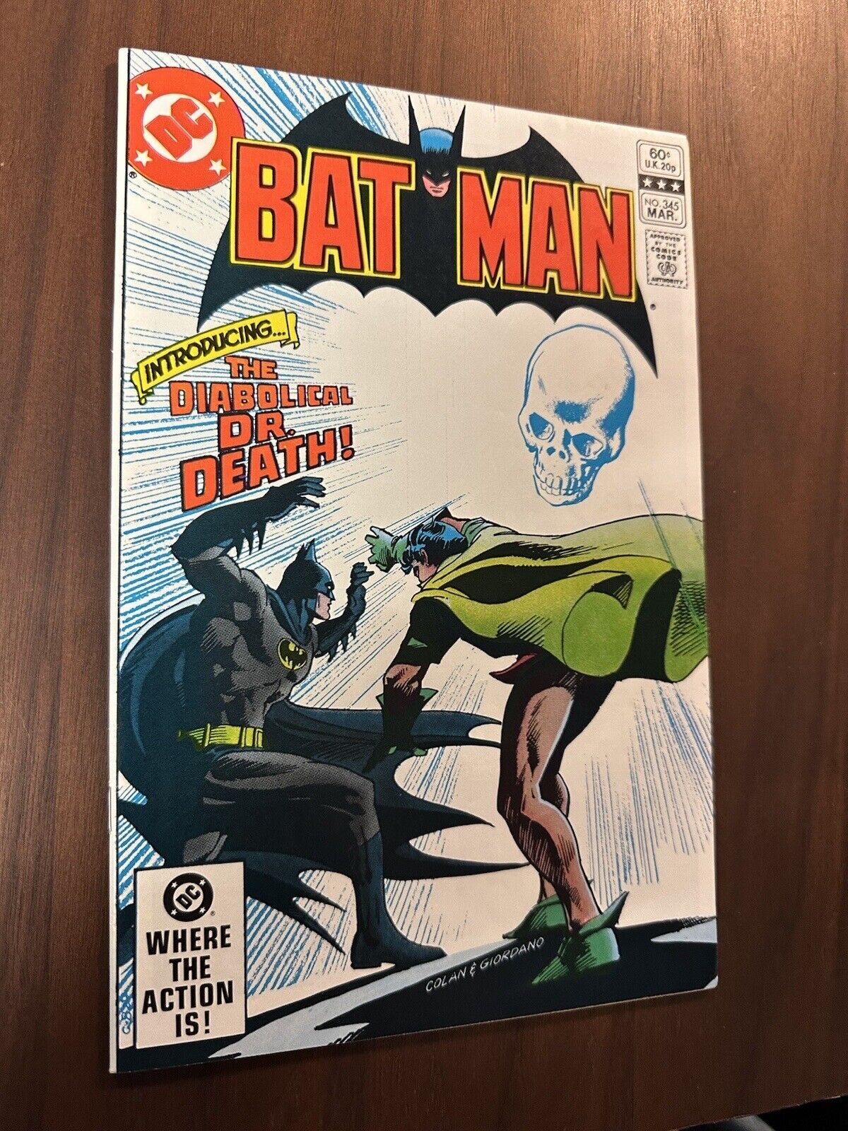 Batman #345 VF+ 1st Appearance of Dr. Death in the Bronze Age (DC 1982 ...