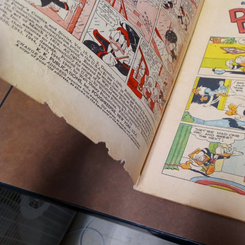 WALT DISNEY'S COMICS AND STORIES #111 Golden age Dell 1949 carl barks ...