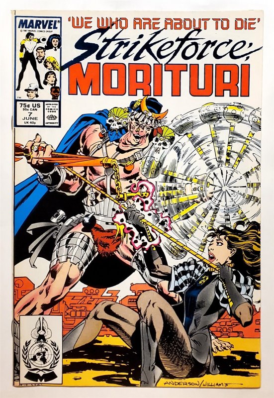 Strikeforce: Morituri #7 (June 1987, MArvel) 6.0 FN | Comic Books ...