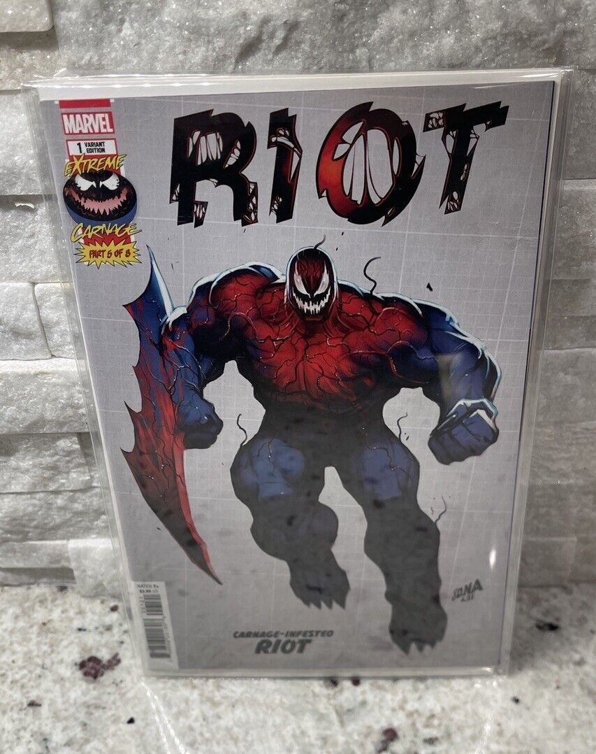 Extreme Carnage: Riot #1 (2021) NM+ Marvel 1:10 Nakayama DNA Design ... Extreme Carnage: Riot #1 (2021) NM+ Marvel 1:10 Nakayama DNA Design ...