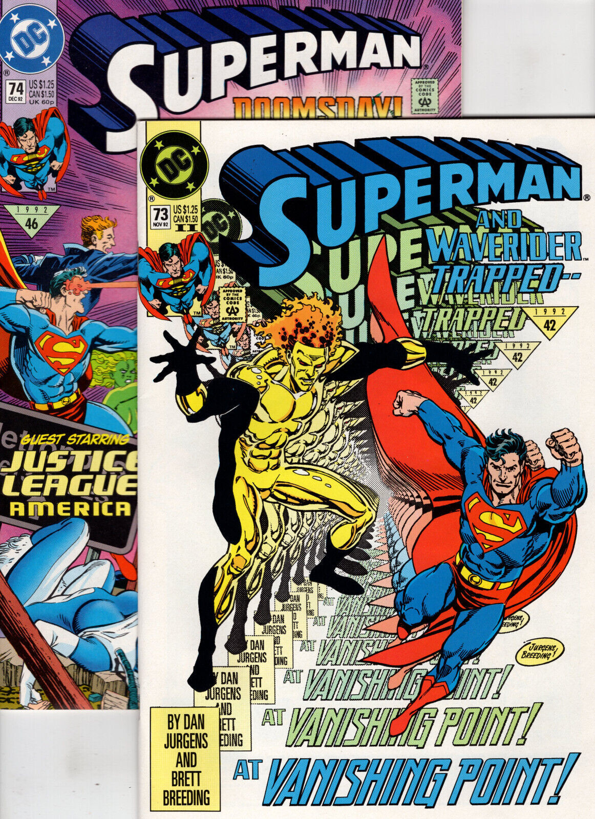 Superman #73 & #74 (1992 DC Comics) | Comic Books - Modern Age, DC ...