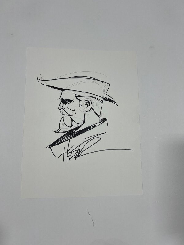 Phil Hester Original Art Sketch Green Arrow Pencils Inks 8.5x11 ...