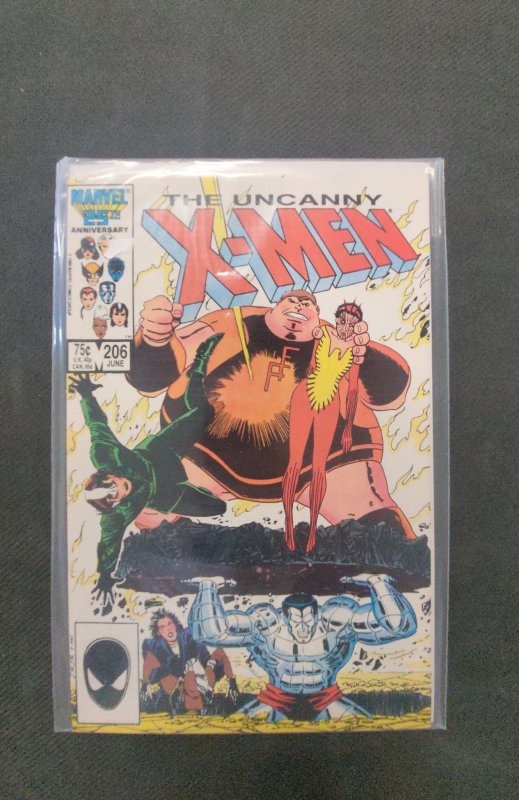 The Uncanny X-Men #206 (1986) | Comic Books - Copper Age, Marvel / HipComic