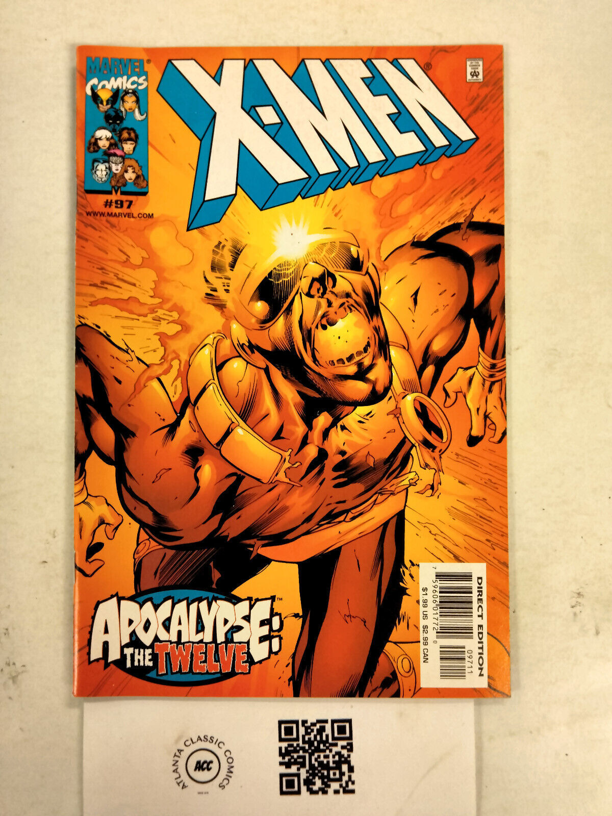 X-Men #97 NM Marvel Comic Book Wolverine Deadpool Rogue Gambit Storm 37 ...