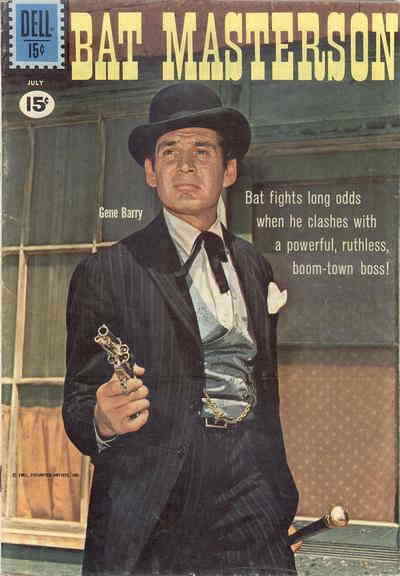 Bat Masterson #7 FN; Dell | July 1961 Gene Barry photo cover - we ...