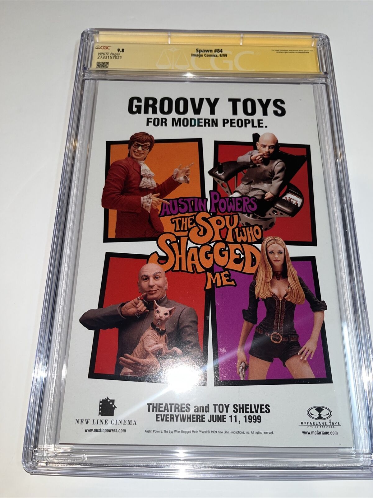 Spawn (1999) # 84 (CGC 9.8 SS WP) Signed Greg Capullo • Story Todd ...