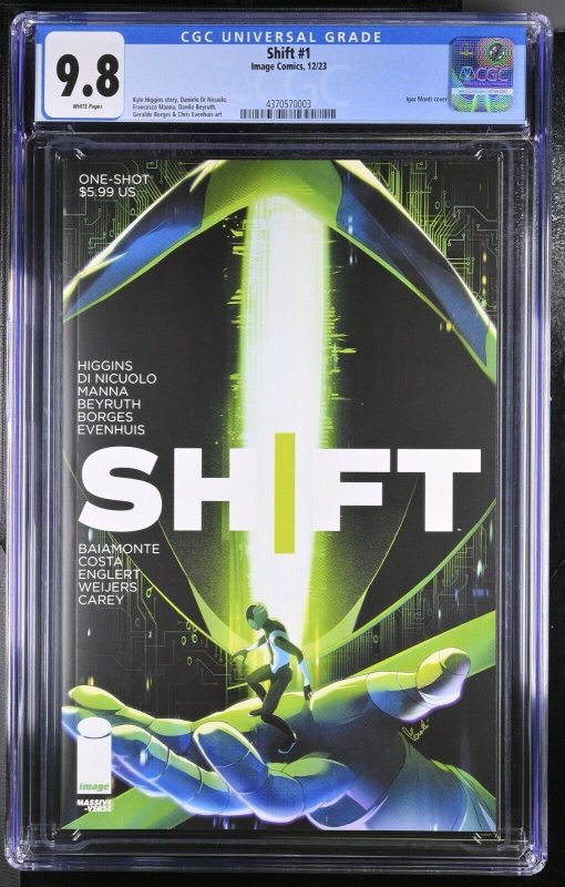 Shift #1 CGC 9.8 Radiant Black Massive-Verse One Shot Cover A Image ...