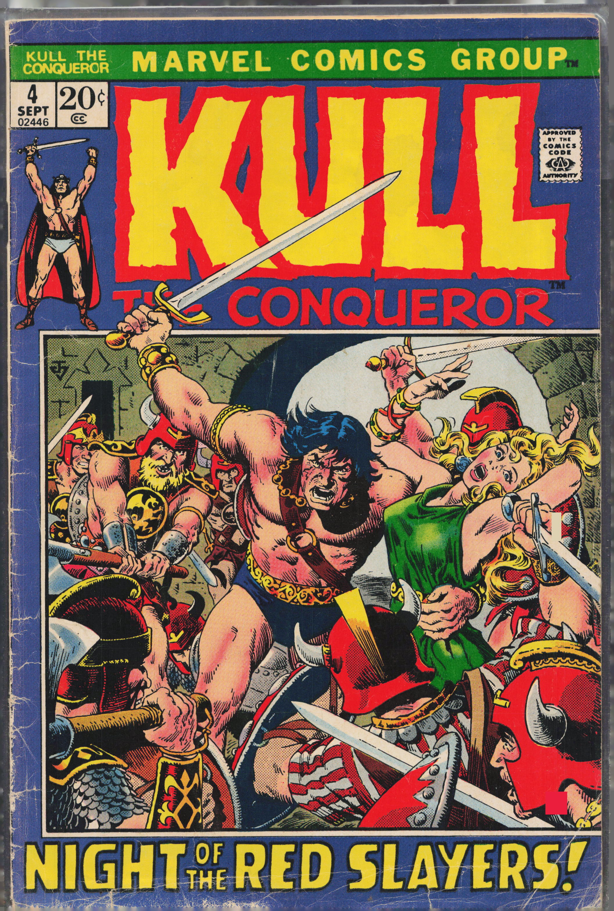 Kull, the Conqueror #4 (1972) Kull | Comic Books - Bronze Age, Marvel ...