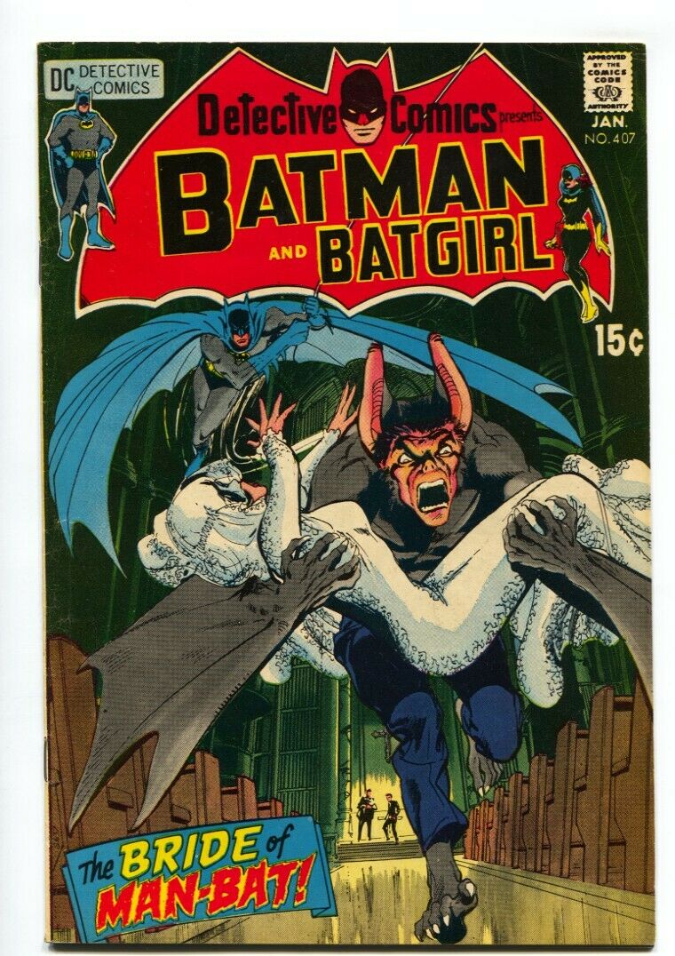 Detective Comics #407 Batgirl 1970- Batman- Neal Adams-comic book VF ...