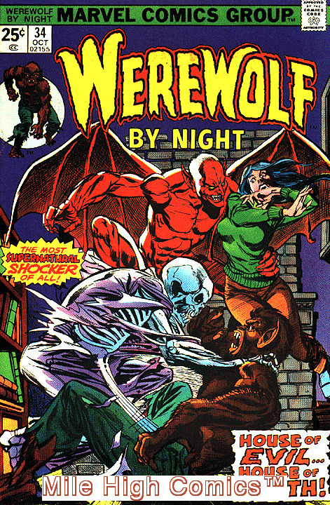 WEREWOLF BY NIGHT (1972 Series) (MARVEL) #34 Good Comics Book | Comic ...