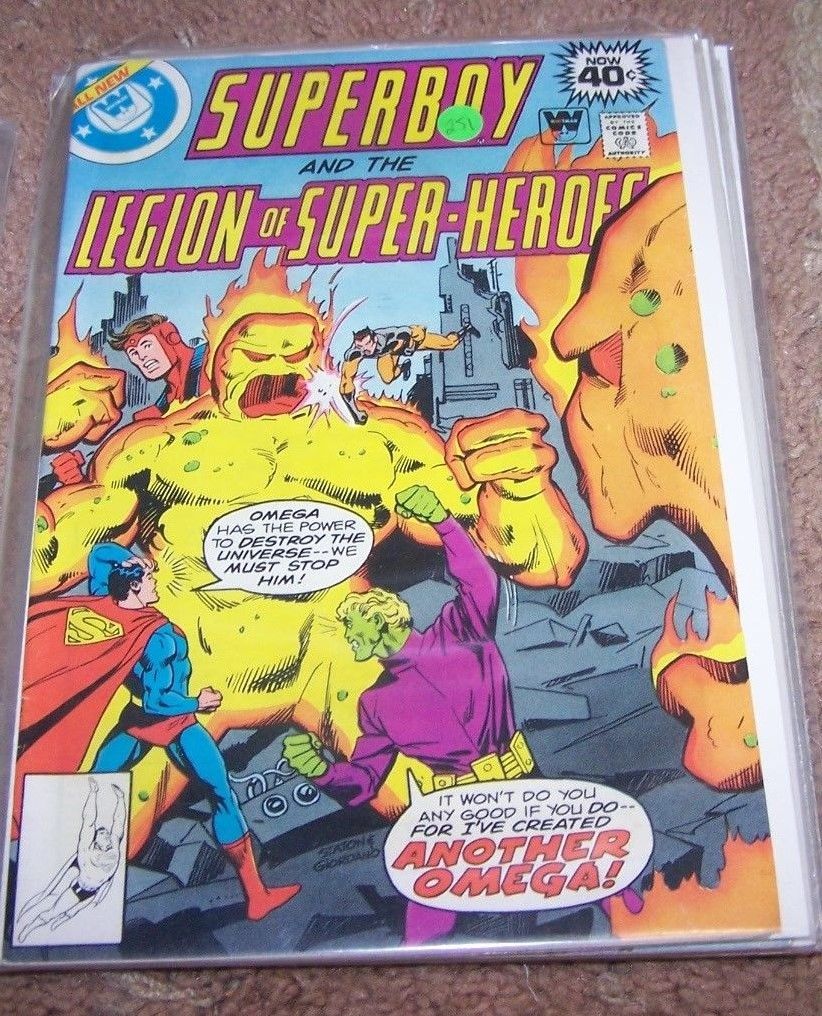 Superboy & Legion of Super Heroes Comic # 251 1979 Omega Rare Whitman ...