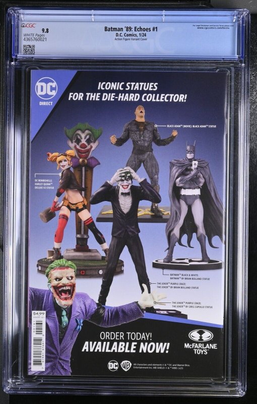 Batman '89: Echoes #1 CGC 9.8 McFarlane Toys Animated Series Variant DC ...