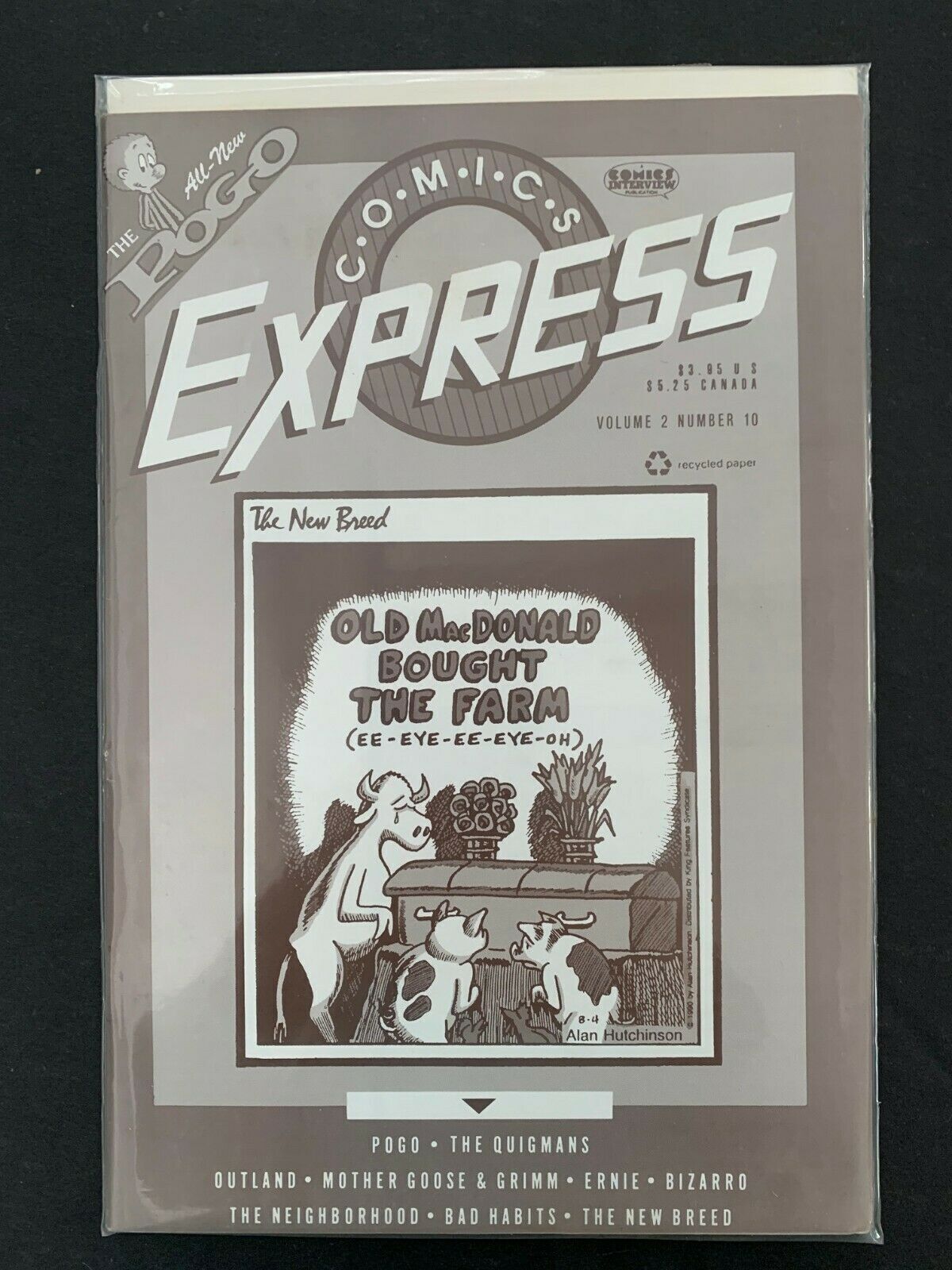 Comics Express (Vol. 2) #10 Comics Interview Comics 1990 Vf+ | Comic ...