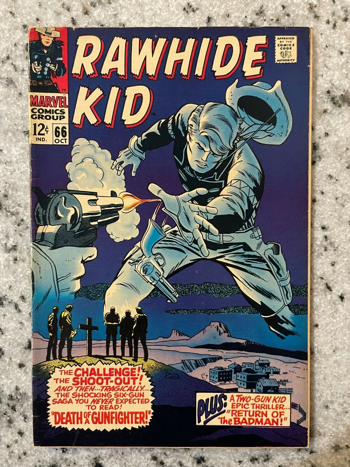 Rawhide Kid # 66 VF Marvel Comic Book Western Cowboy Peacemaker Indians ...