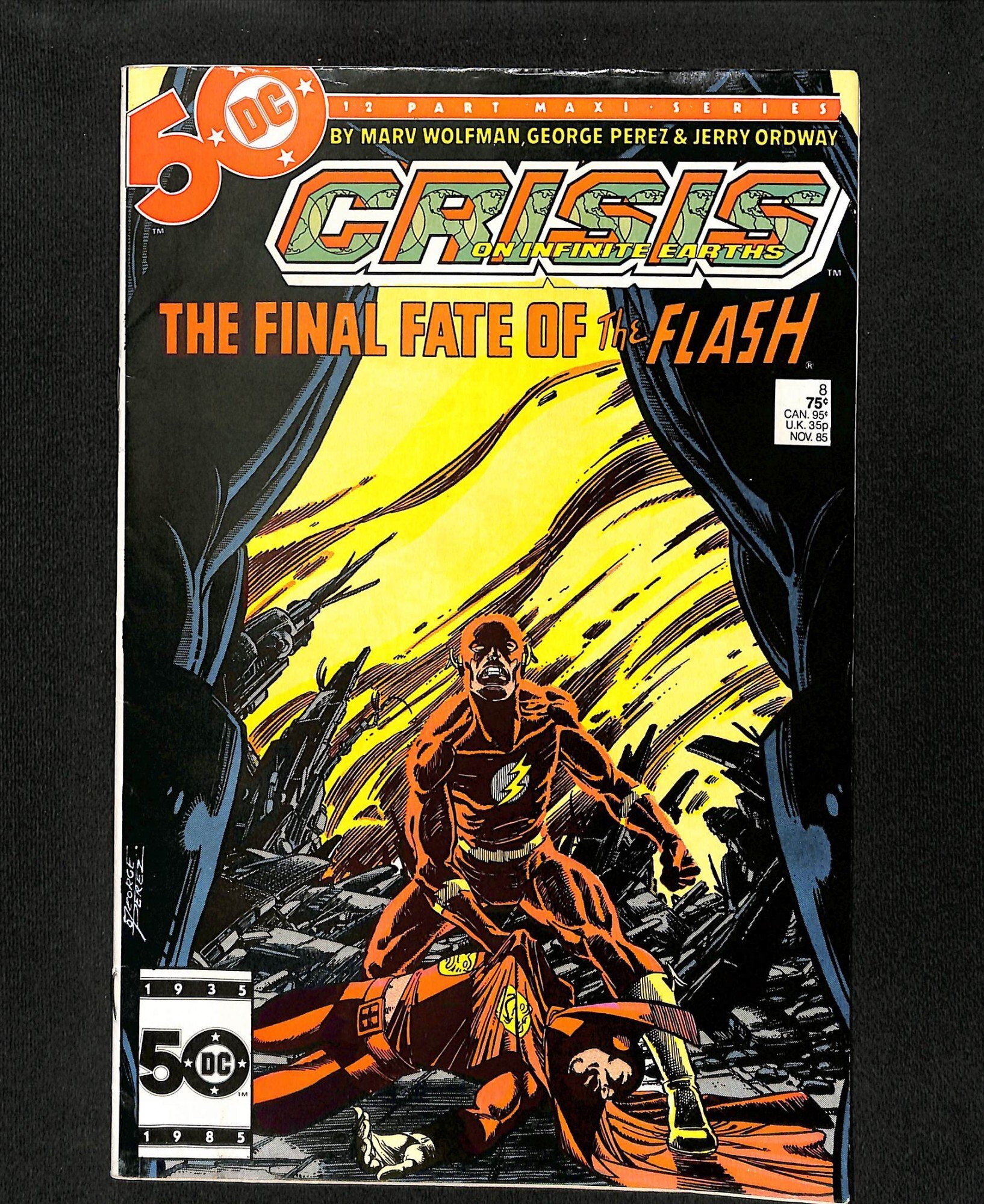 Crisis on Infinite Earths #8 Death of Barry Allen! | Comic Books ...