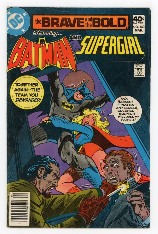Brave and the Bold #160 (1955 v1) Jim Aparo Batman Supergirl FN | Comic ...