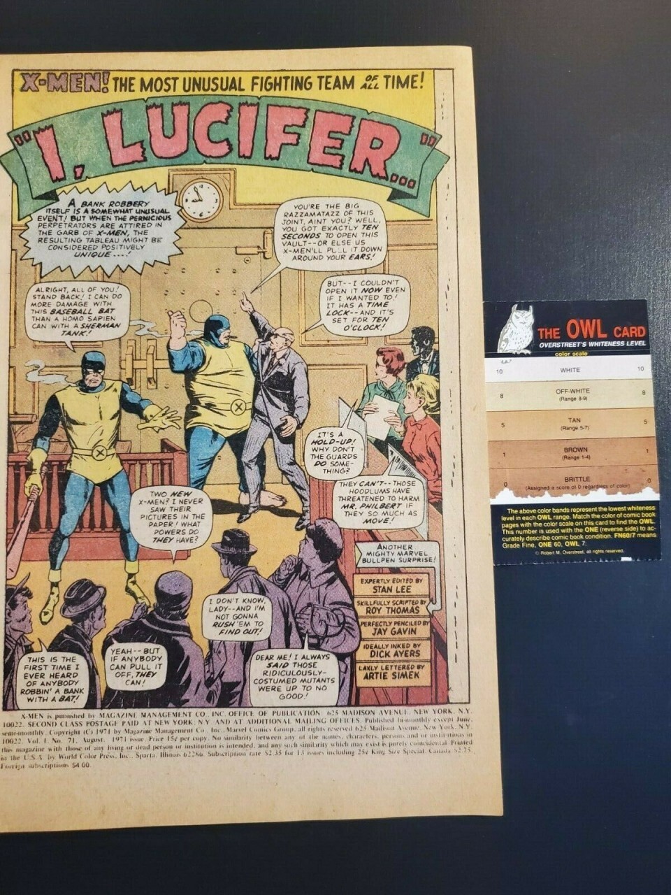 X-Men #71 (1971) VG (4.0) Origin of Professor X retold | | Comic Books ...