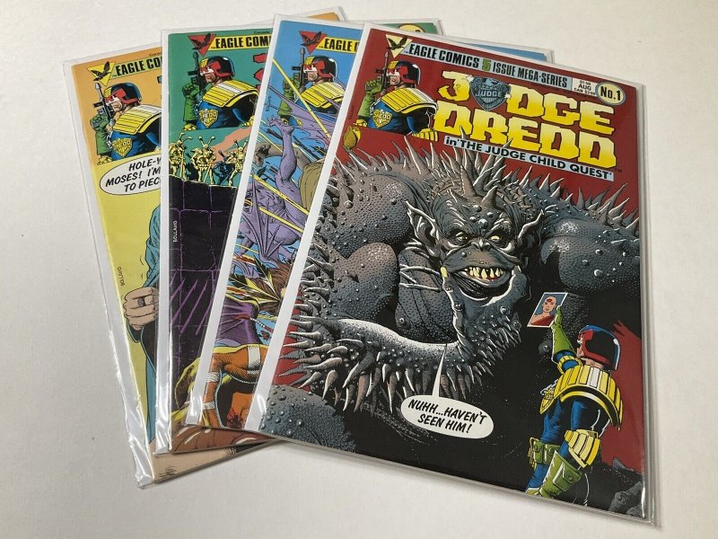 Judge Dredd in Judge Child Quest 1 2 3 4 of 5 Nm Near Mint Eagle Comics ...