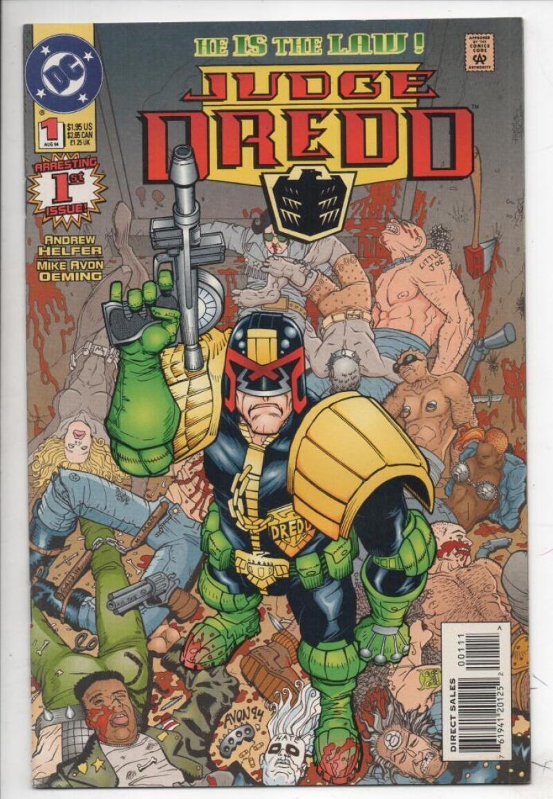 JUDGE DREDD #1, NM, DC, 1994, Sci-fi, Police, I am the Law, more in ...
