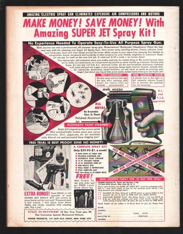 Rugged Men #3 8/1956-Frogmen setting explosives-Clarence Doore cover ...