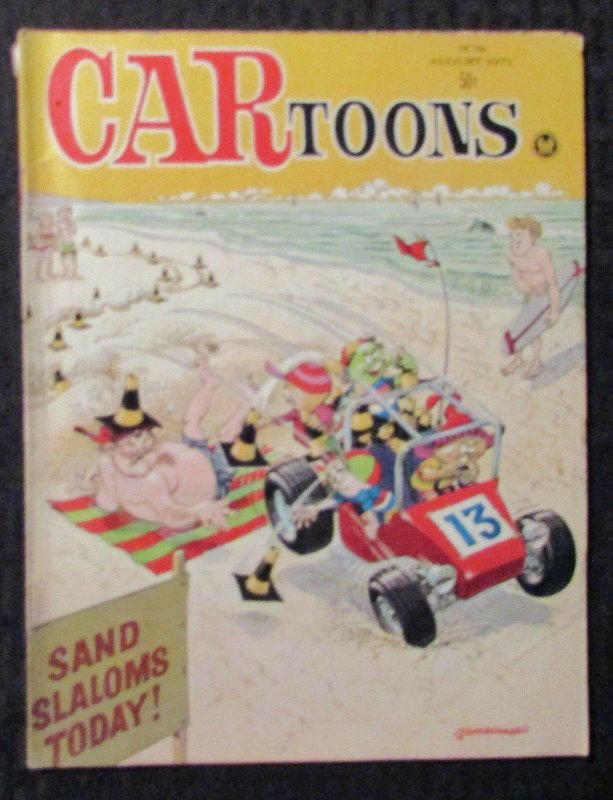 1971 Aug CAR TOONS Cartoons Magazine VG+ 4.5 Hot Rods / Cars | Comic ...