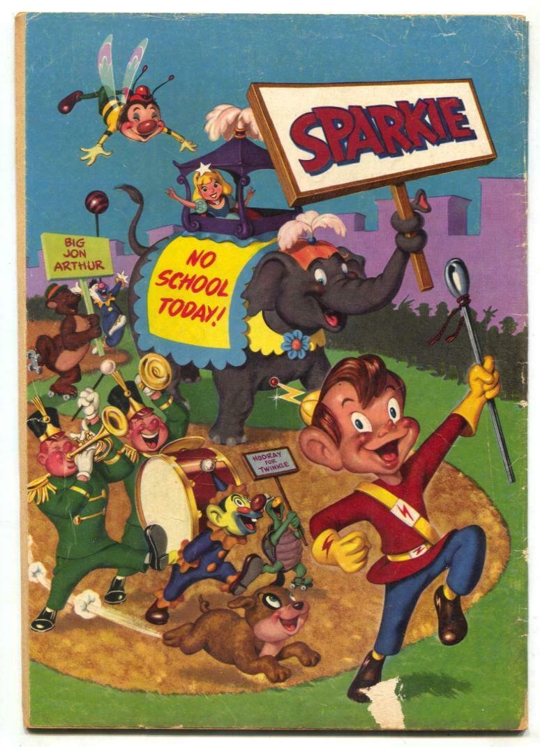 Sparkie #1 1951- HUMAN FLY- Old Witch- restored VG | Comic Books ...