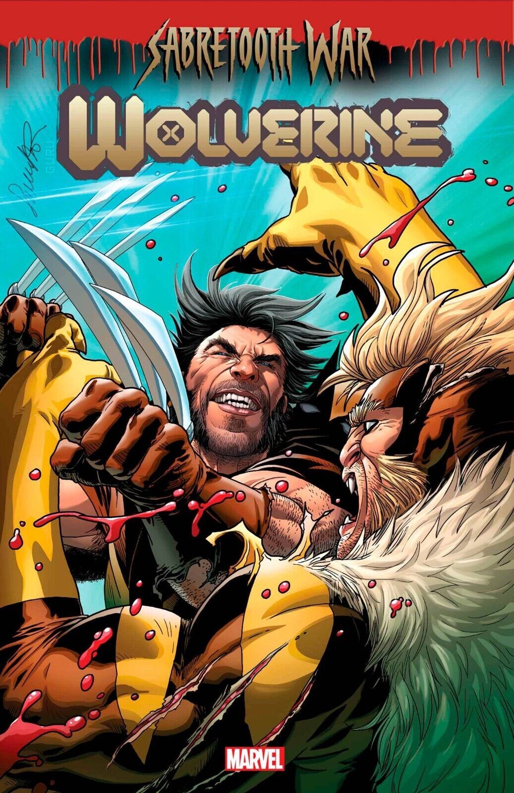 (2024) WOLVERINE #41 Salvador Larroca 1:25 VARIANT COVER! SABRETOOTH ...