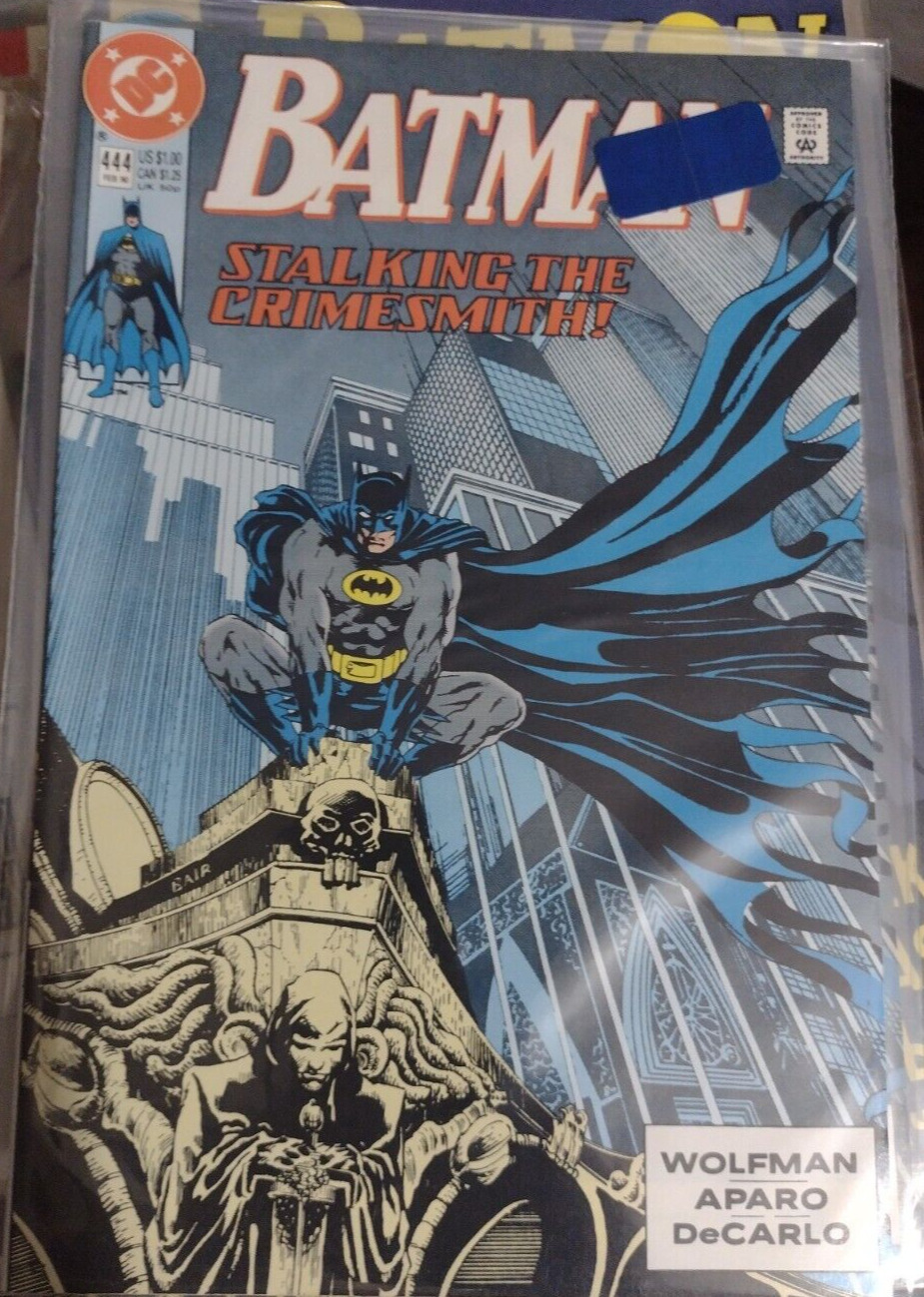 BATMAN # 444 1990 DC tim drake NEW ROBIN CRIMESMITH jim aparo | Comic ...