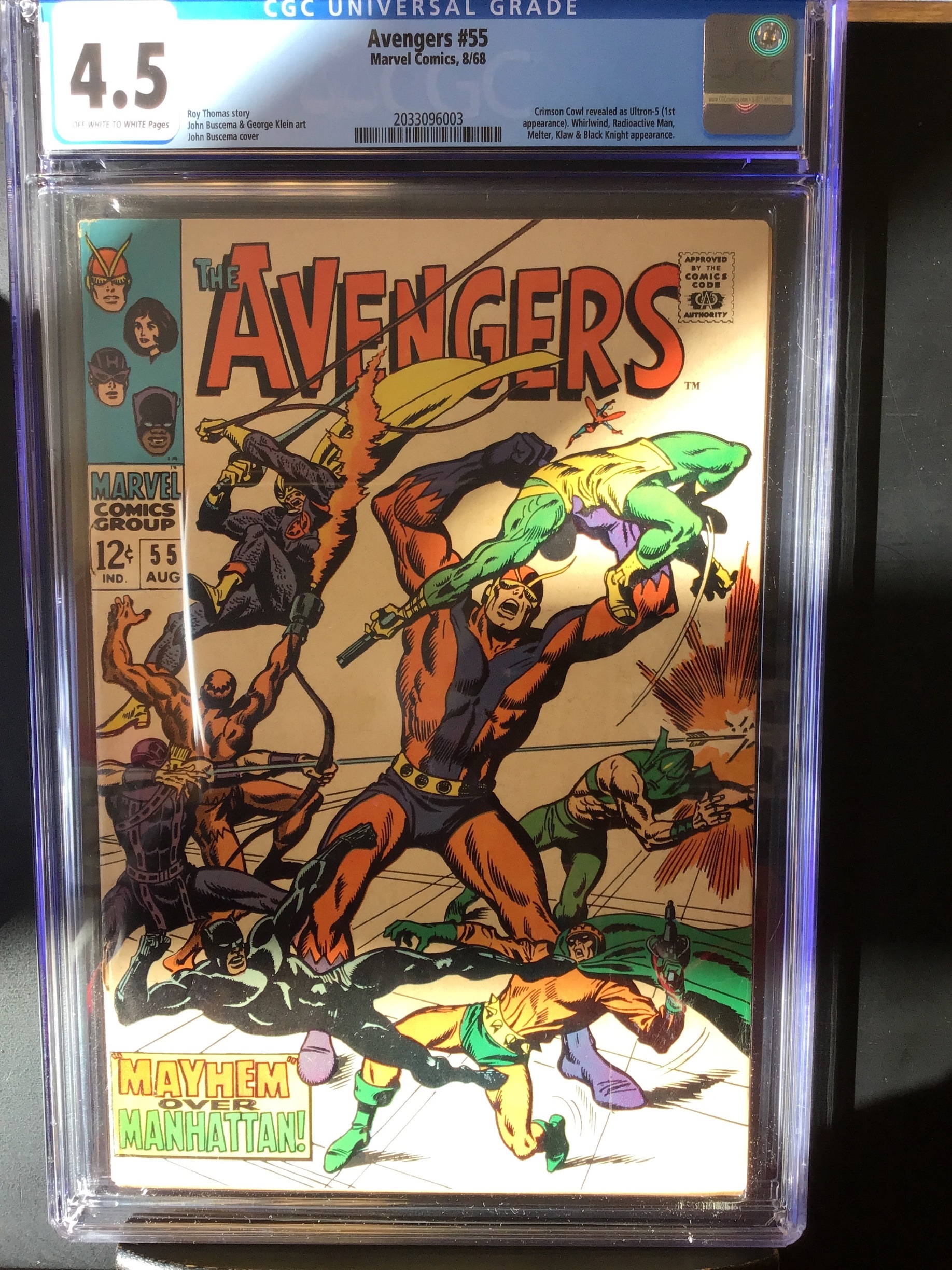 The Avengers #55 (1968) | Comic Books - Silver Age, Marvel, Avengers ...