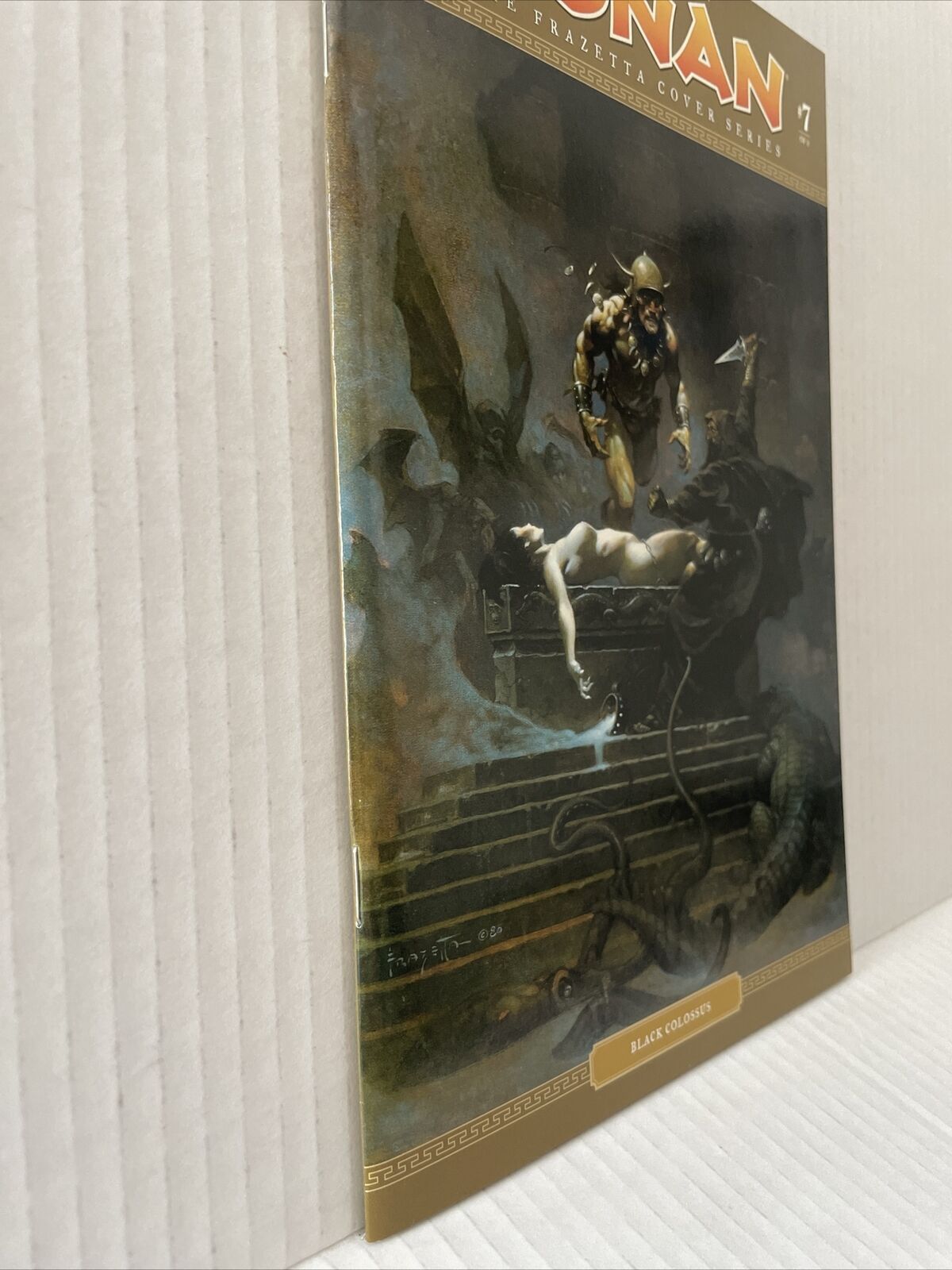 Conan #7 The Frazetta Cover Series VF / NM | Comic Books - Modern Age ...